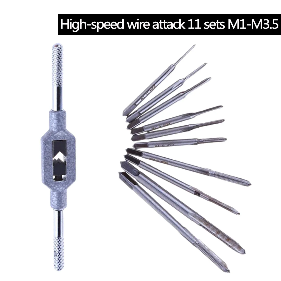 Mini Screw Tap Set 11pcs/set M1 M1.2 M1.4 M1.6 M1.7 M1.8 M2 M2.5 M3 M3 ...