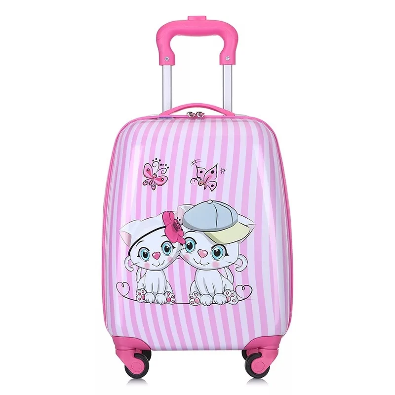 Maleta con ruedas para niños, Maleta de viaje con ruedas, con estampado ...