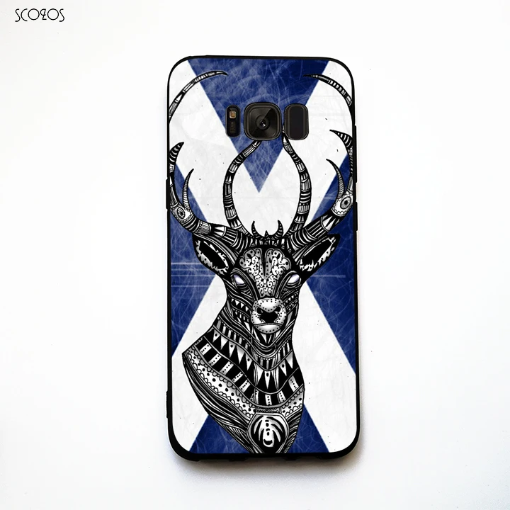 SCOZOS Scottish deer stag flag of scotland Phone case For Samsung ...