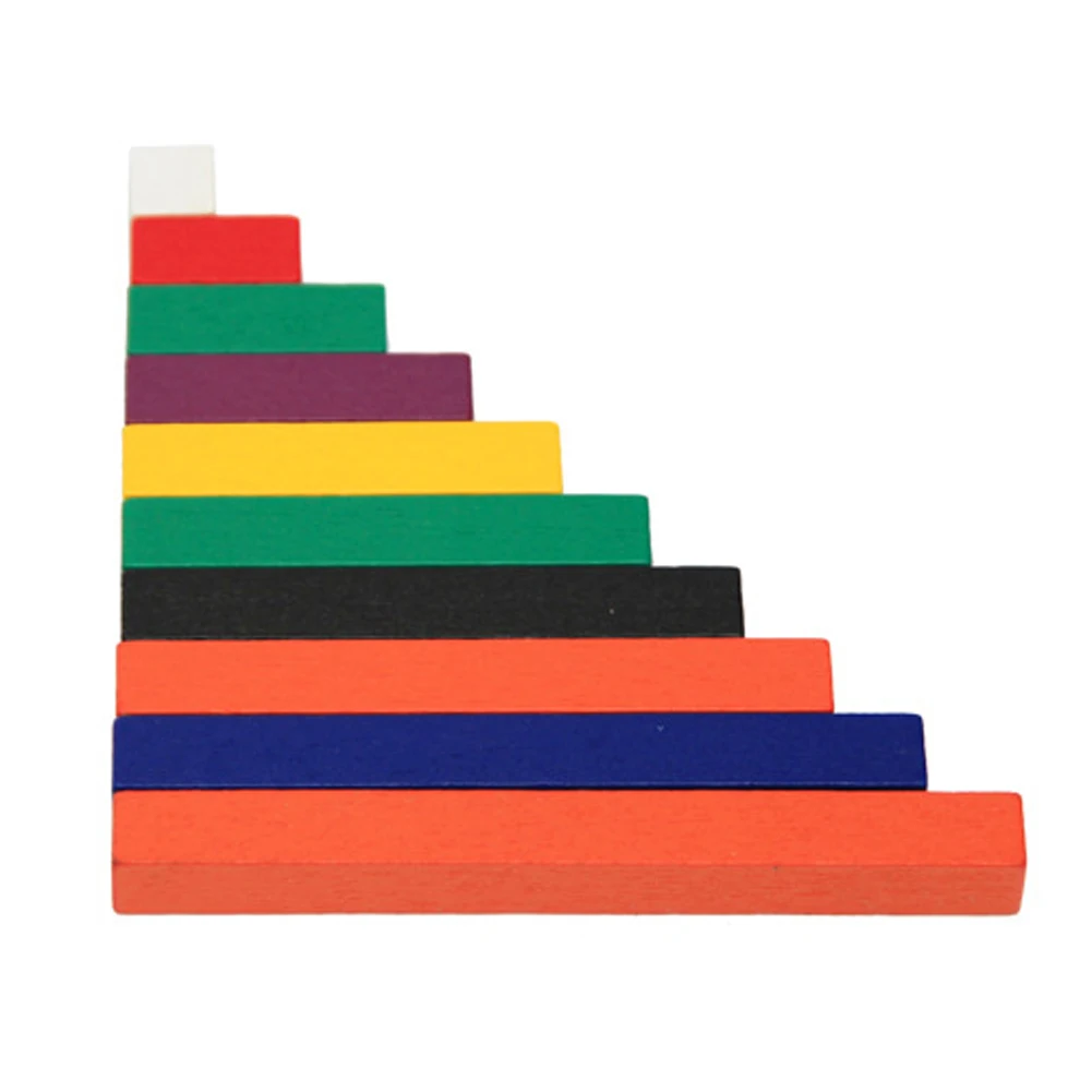 Wooden Number Counting Sticks Colorful Kids Child Preschool Math Early ...