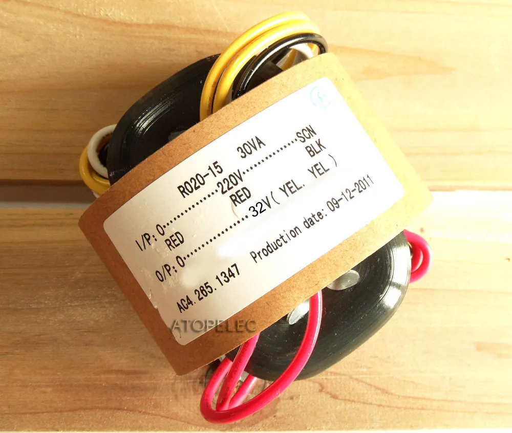 220v 30w R-core Transformer 32v For Audio Amplifier Preamps Amp Dac R ...