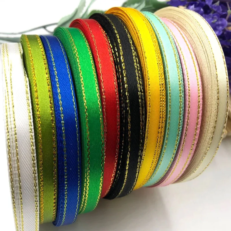 10 Rolls (250 Yards) 6mm 10 Colors Phnom Penh Diy Weaving Satin Ribbon ...