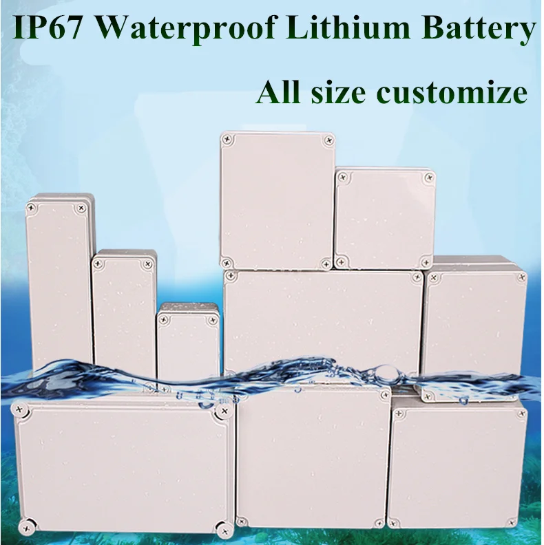 24v 50ah Lithium Ion Battery 25.9v Li-ion Waterproof Ip67 Box Size Case ...