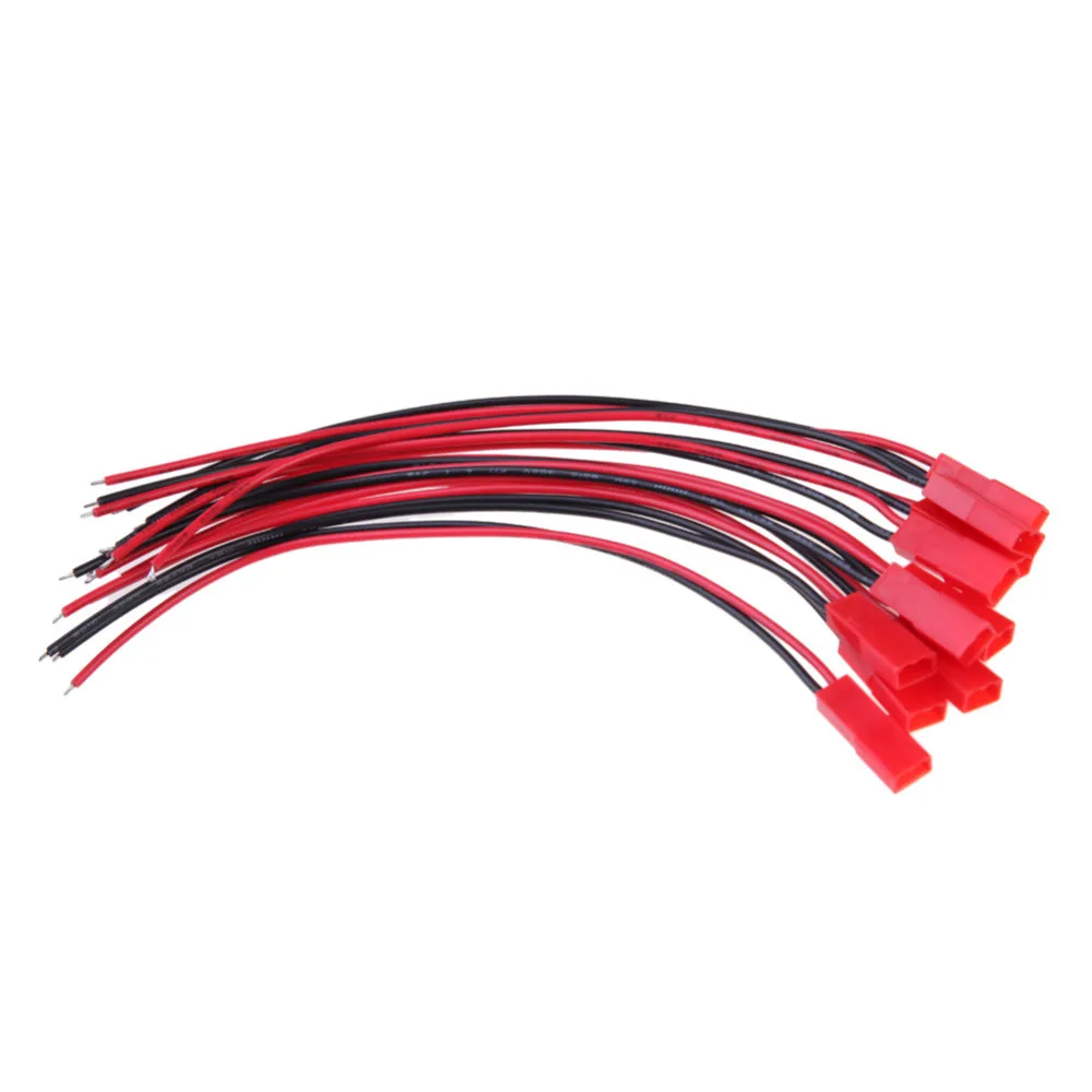 1 pairs JST 2 pin connector plug lead wire For RC Lipo battery ...