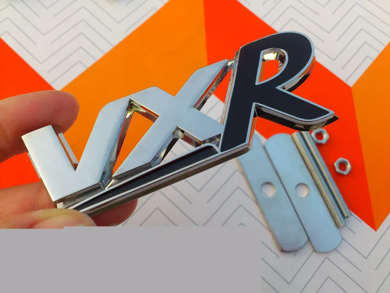50pcs Chrome Metal VXR Car Grille Sticker Decoration VXR Car Styling ...