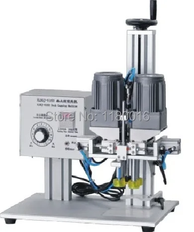 semi automatic pneumatic cap sealing machine,plastic glass bottle ...