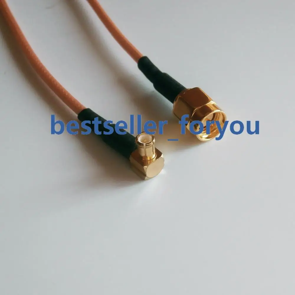8inch RG316 MCX male right angel to SMA male plug RF Pigtail Cable 20cm ...