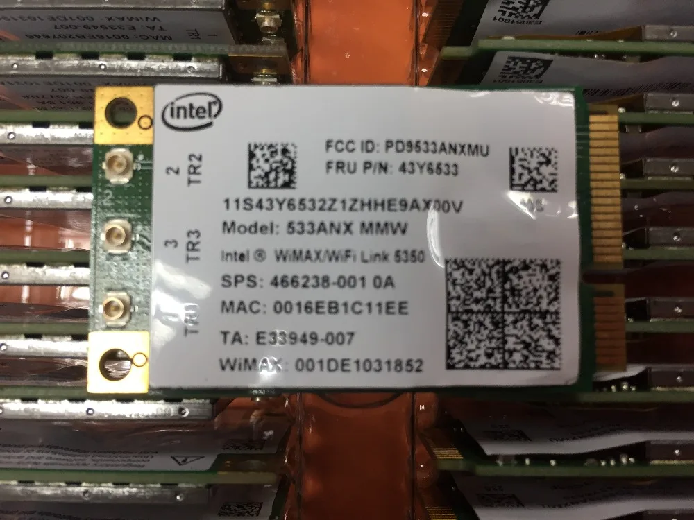 Mini Pcie Card For Intel 5350 533anx Wireless Wlan Wifi Wimax Mini Pcie ...