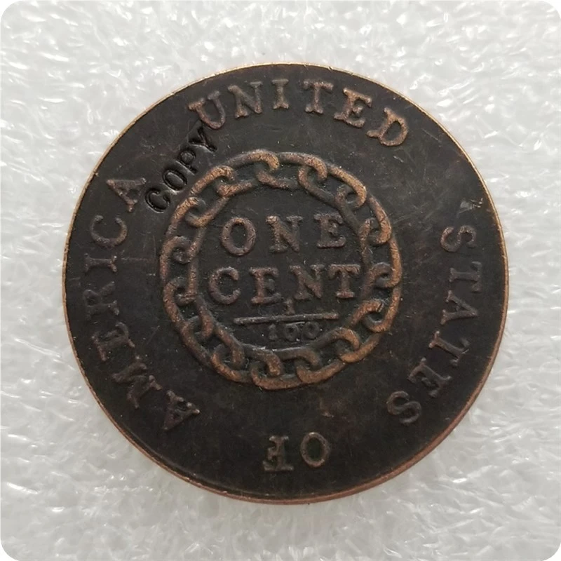 Usa 1793 Chain Cent America Coin Copy Commemorative Coins-replica Coins ...