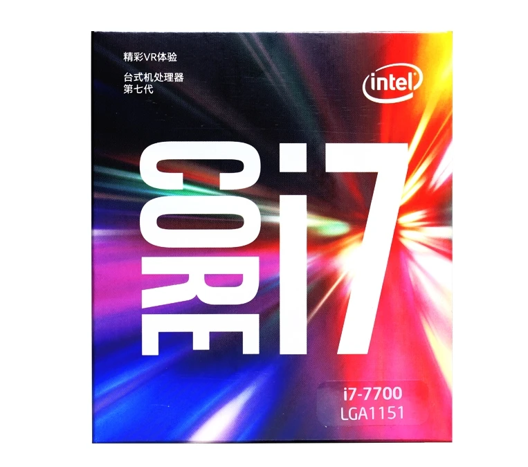 Intel Core 7 procesador de la serie I7 7700 I7-7700 procesador en caja CPU LGA 1151-tierra FC ...