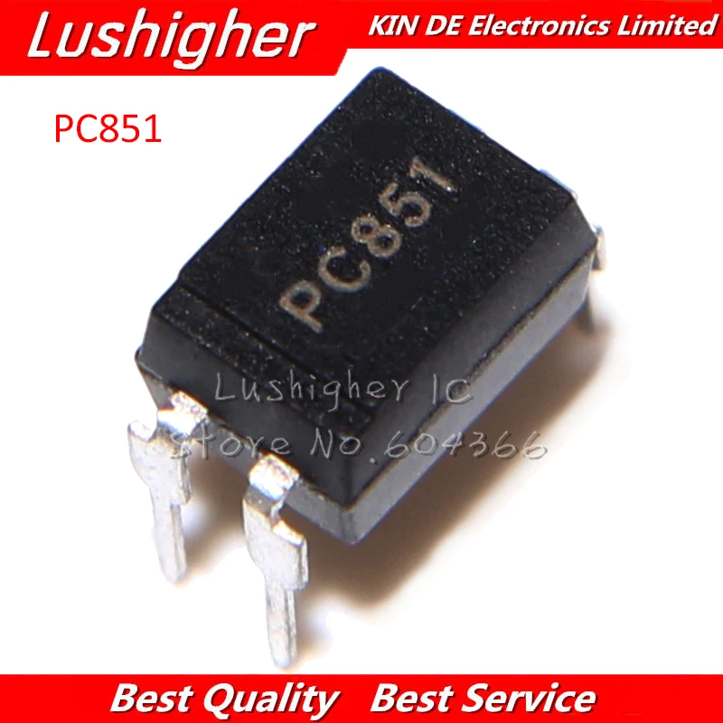 10 pc851 dip 4 pc851xnnsz0f dip optoacoplador| | - AliExpress