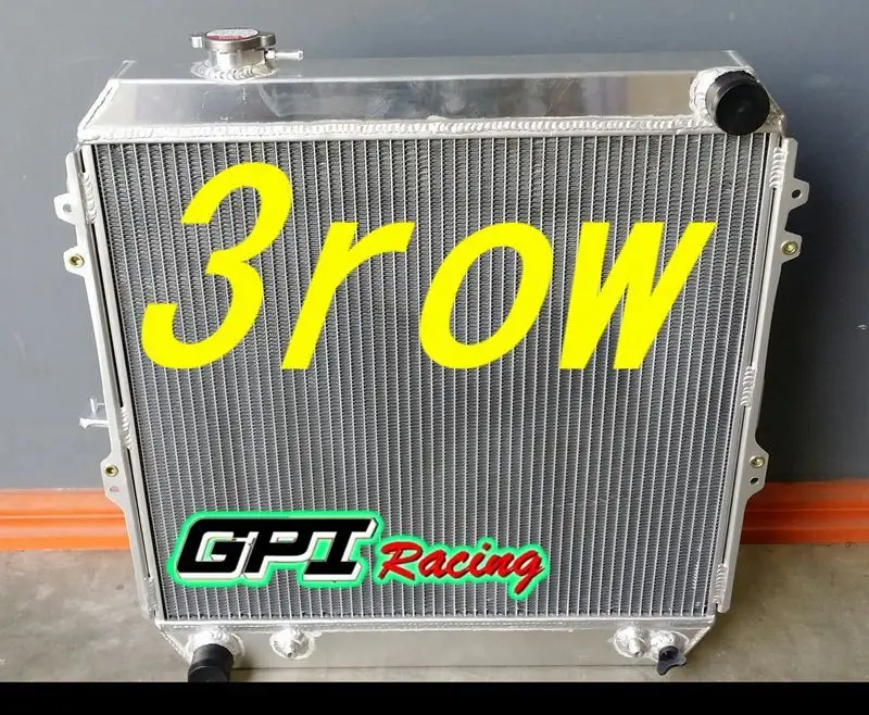3 core aluminum radiator for Toyota 4 Runner HILUX VZN130 3.0L 3VZ FE ...