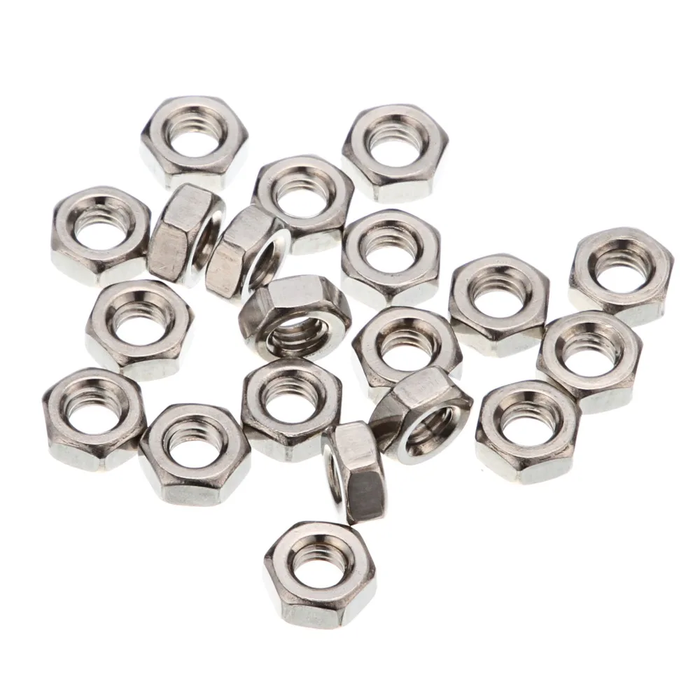 200pcs M4 Nuts A2 Stainless Steel Hex Nuts To Fit Our Bolts and Screws ...