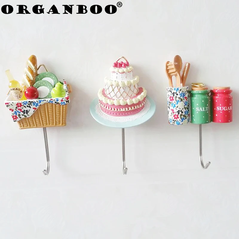 ORGANBOO 1PC Home decoration hooks for hanging kitchen cute cartoon ...