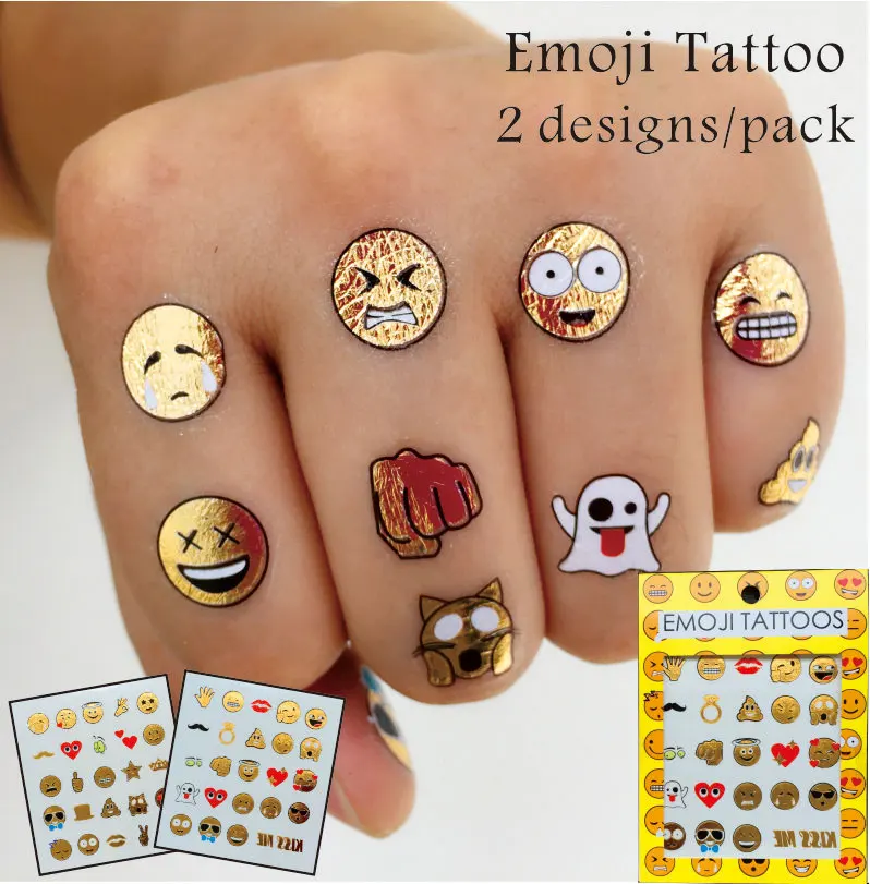 Emoji Temporary Tattoos