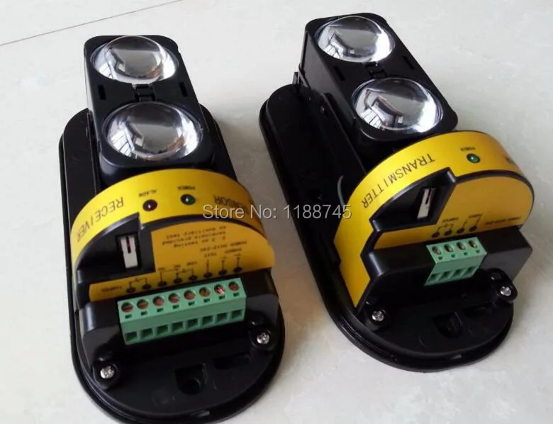 Wired Alarm Dual Beam Photoelectric Infrared Detector 100M Home ...