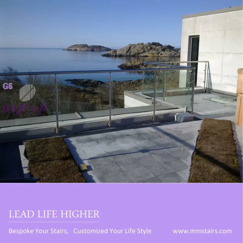 Safety Tempered Glass Railing|railing suppliers|glass railing ...