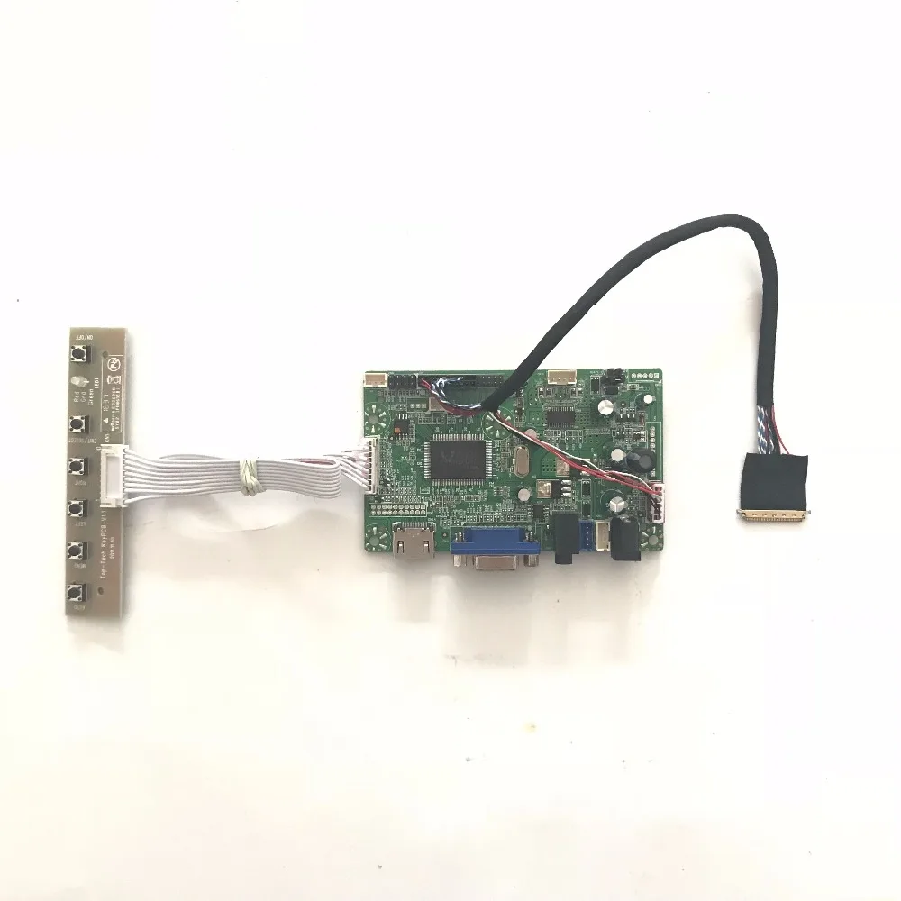 Envío Gratis RTD2668 VGA Placa de controlador de AUDIO LCD kit para ...