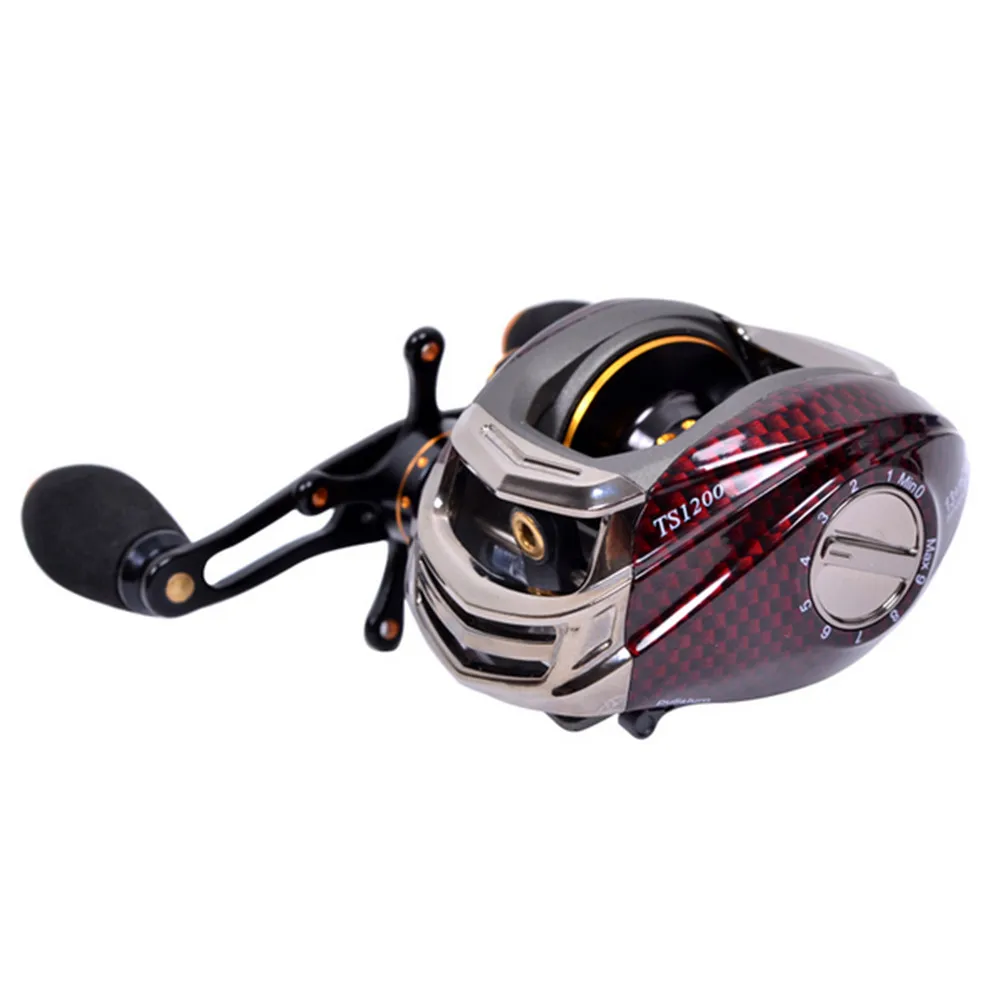 Free Shipping Water Drop Wheel 14 BB Red 209g 6.3:1 Right Hand Bait ...