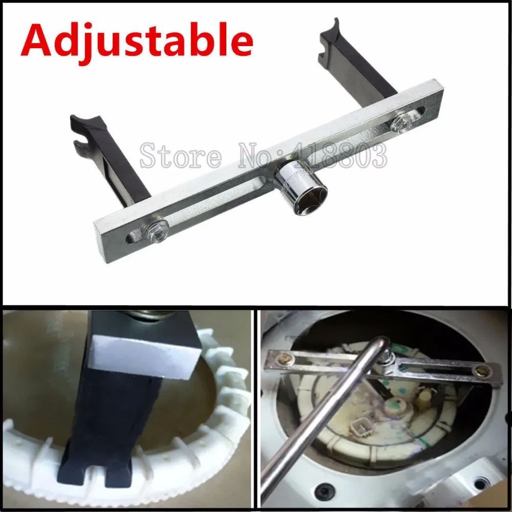 Car Repair Tools Universal 2 Jaw Fuel Pump Lid Adjustable Wrench Tool ...