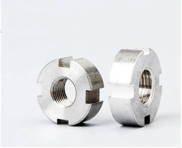 1pcs-M22-M24-M25-metric-thread-Slotted-stainless-steel-hex-nuts-screw ...