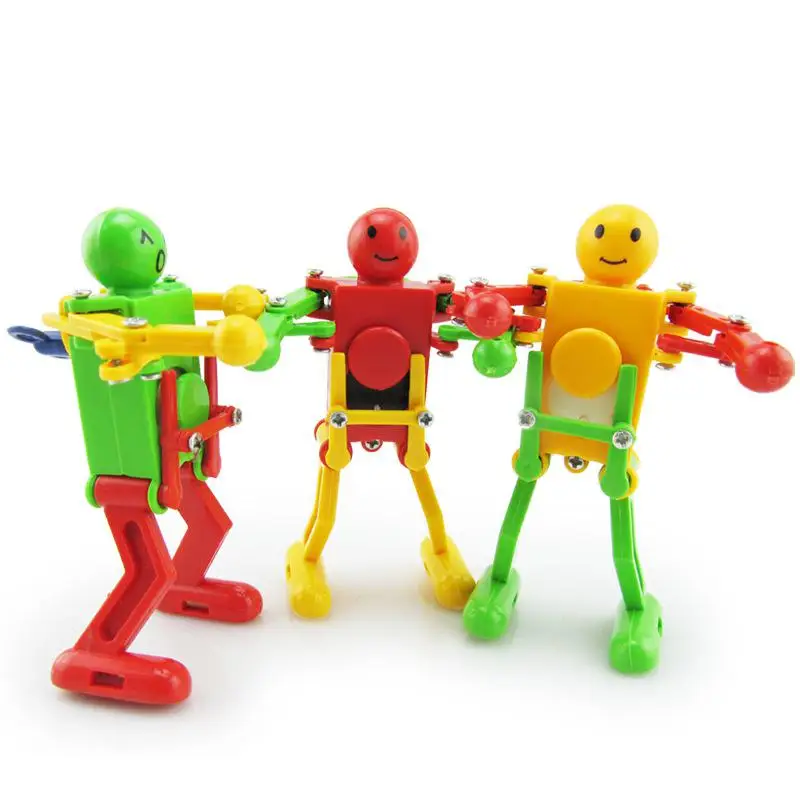 Dancing Robot Clockwork Intersting Toy Twisted Ass Waving Arms Spring ...