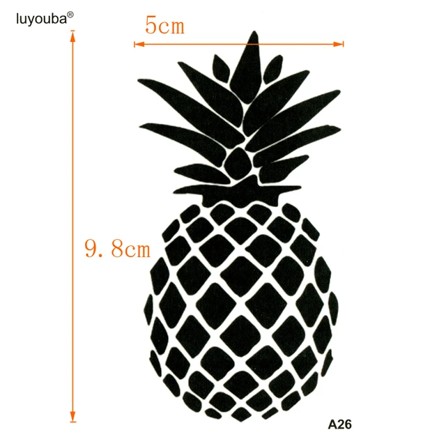 Easy Pineapple Stencil
