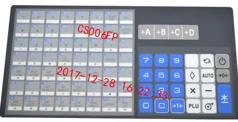 Original And New (english Version) Keyboard Film For Digi Sm500 Scale ...