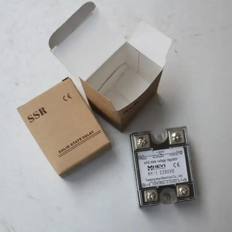 80A SSR,input DC 0 10V single phase ssr solid state relay voltage ...