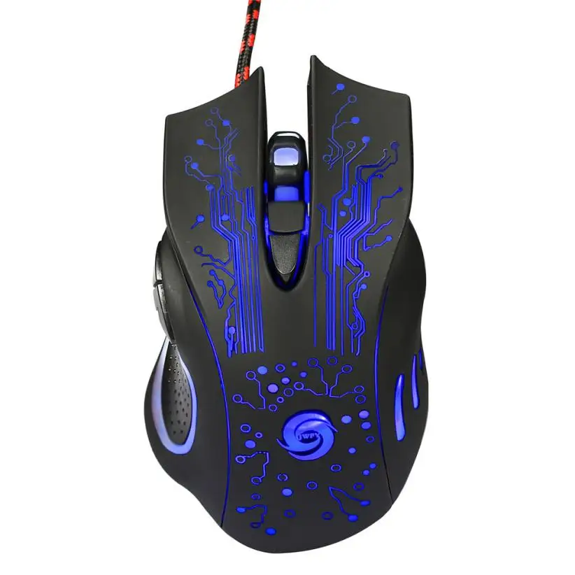 Drop shipping 6 Button 5500 DPI LED Optical USB Wired Gaming PRO Mouse ...