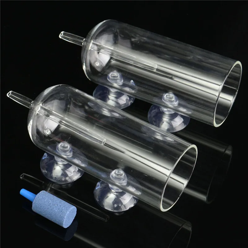 Aquarium Glass CO2 Diffuser Bubble Air Stone Purge Oxygen Aeration HOT ...