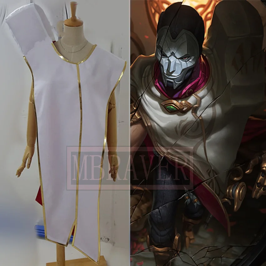 The-Virtuoso-Khada-Jhin-Anime-Custom-Made-White-Cloak-White-Cosplay ...