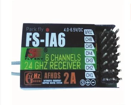 Fs-ia6 Fs Ia6 6ch 2.4g Rc Receiver For Flysky Fs-i6 Fsi6 Rc Airplane ...