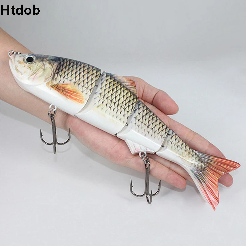 25cm 135g New Artificial Bait Big Fishing Lure 4 Segment Sinking ...