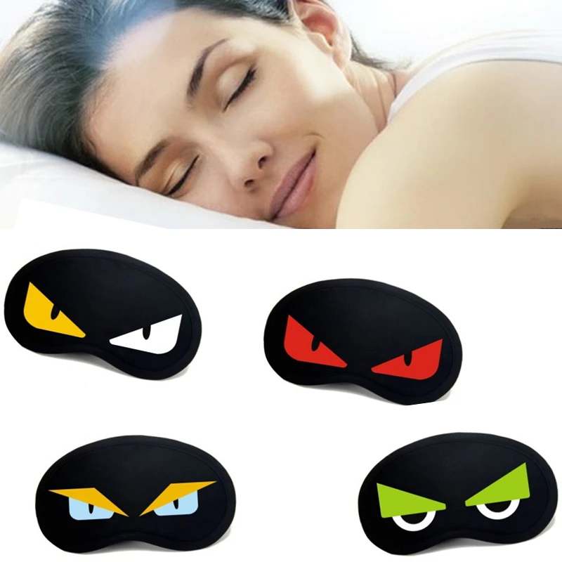 Funny Cartoon EyeShade Ice Compress Travel Rest Sleeping Eye Mask Cover ...