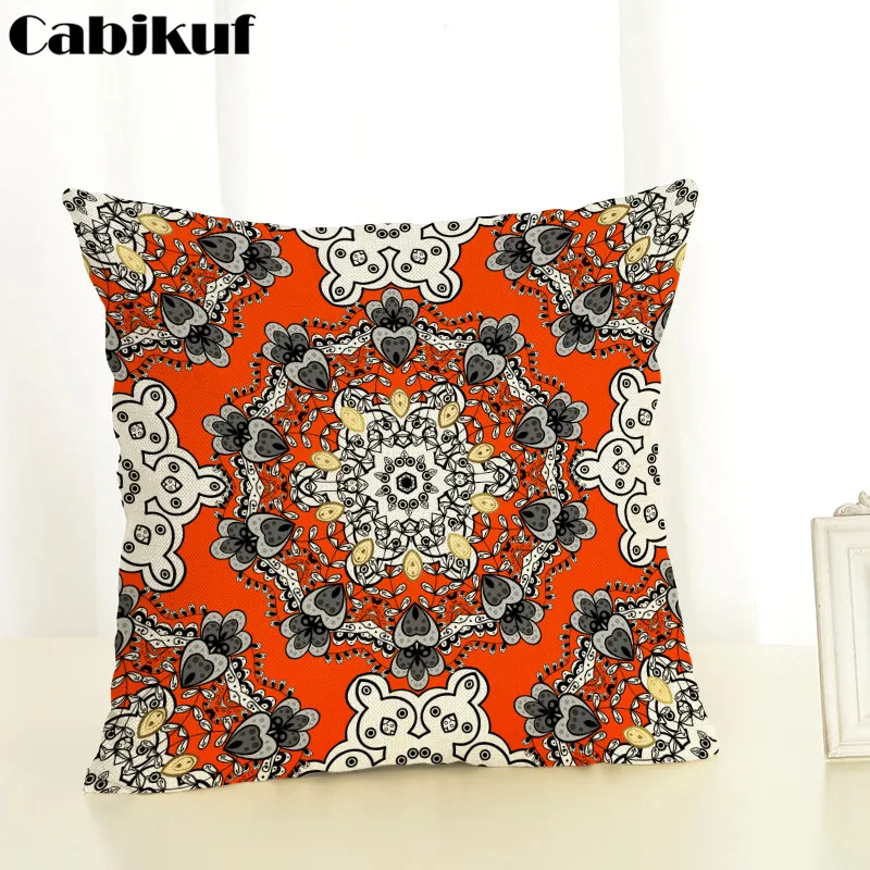 Декоративные наволочки для диванной подушки в стиле ретро Мягкая ...