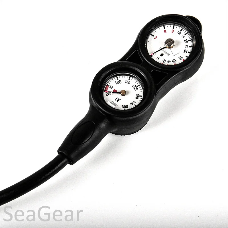 Free sipping SCUBA diving 3 Gauge Console with Max Depth Indicator and ...