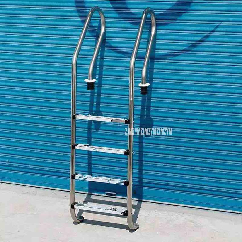 Aliexpress.com : Buy 180cm Height 4 Step Ladder 304 Stainless Steel In ...