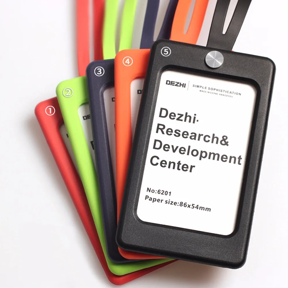 Silica gel ID Card Holdder with lanyard,access card set,Neck Strap ...