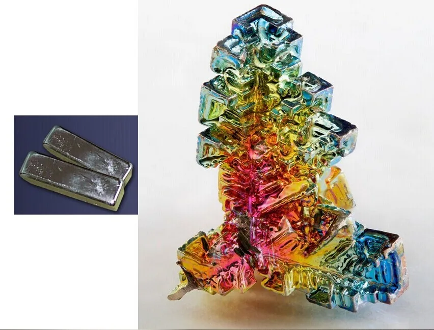 Free Shipping 99.995% 4N5 Purity Bismuth Ingot Bi Block Bismid Metal ...