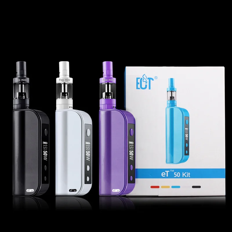 ECT oriangle electronic cigarette eT50 Kit 50W Ecig box mod 2.5ml mini ...