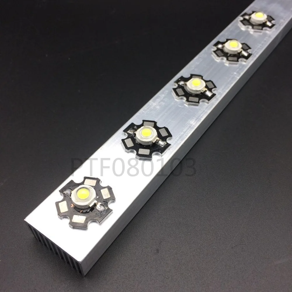 Disipador térmico de aluminio LED de alta potencia, 300mm * 25mm * 12mm ...