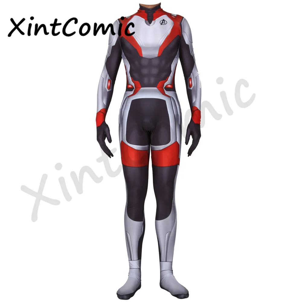 Avengers Endgame Quantum Realm Costume Captain Marvel Cosplay Captain ...