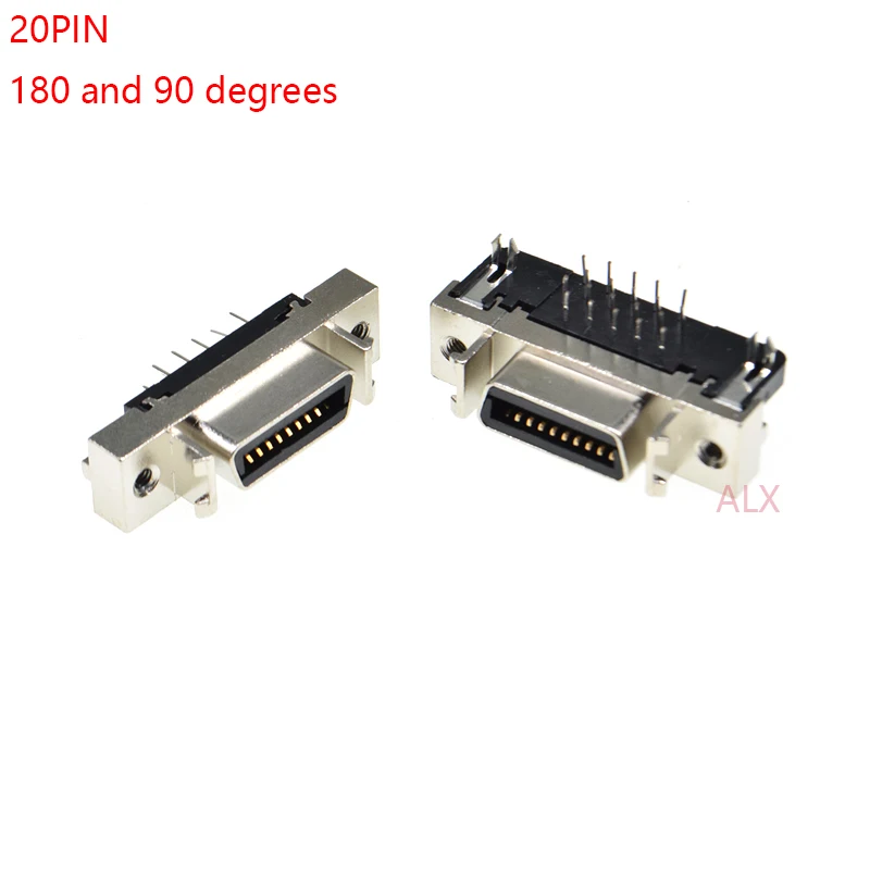 2pcs MDR Servo driver SCSI Connector HPCN Slot Type 14/20/26/36/50 pin ...