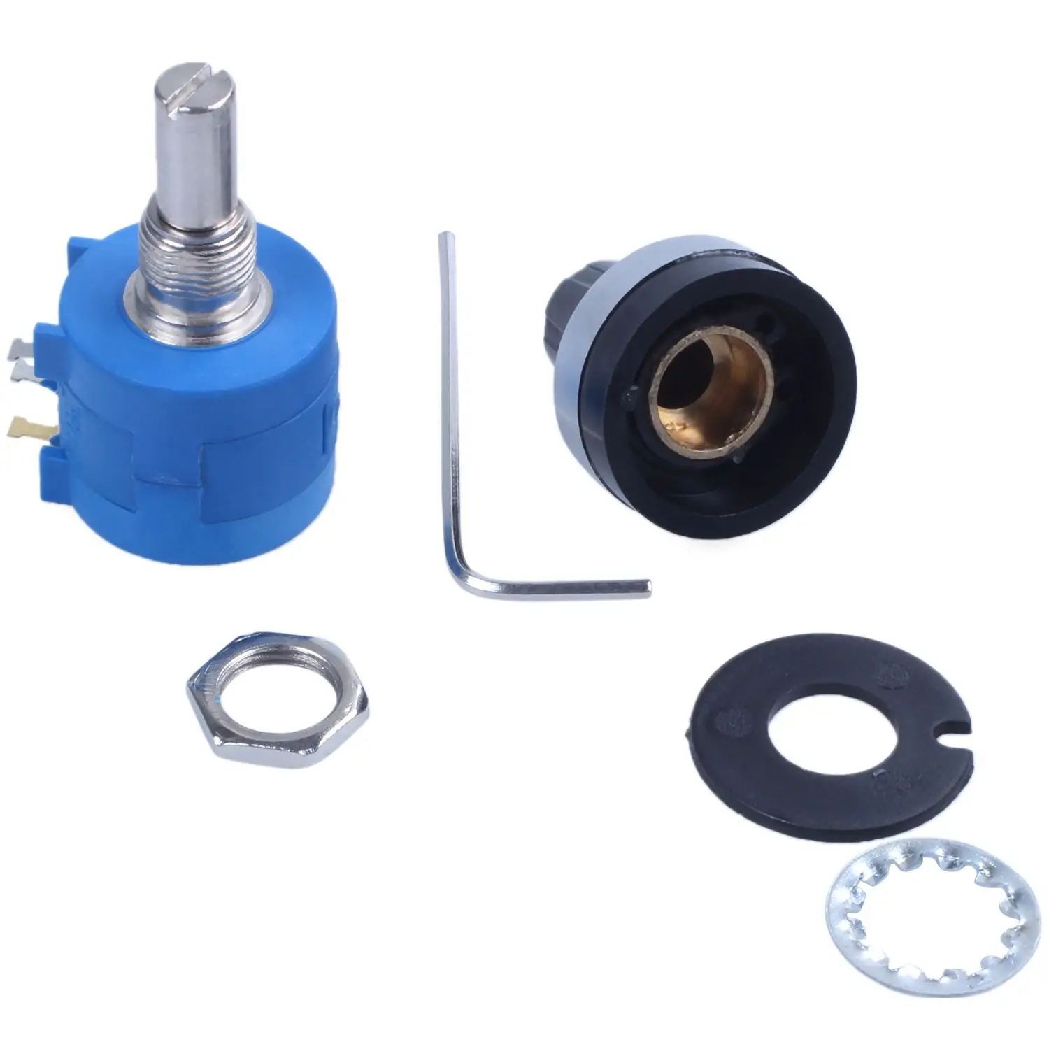 3590S 2 201L 200 Ohm Resistor Ohm Rotary Wire wound Precision ...