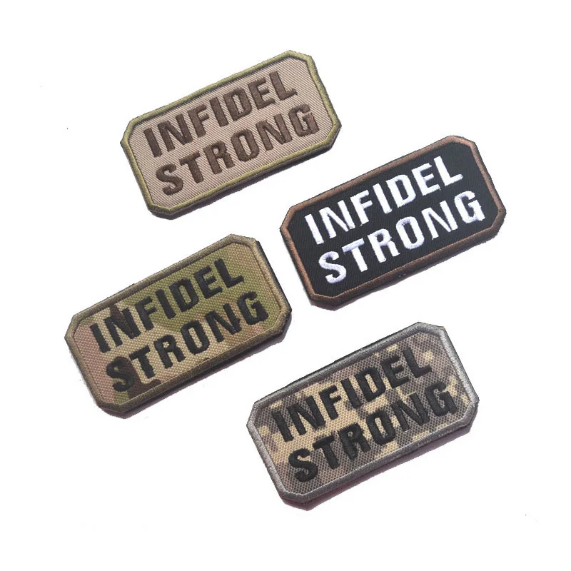 INFIDEL STRONG Morale Patch 8*4cm US Army Military Combat Armband ...