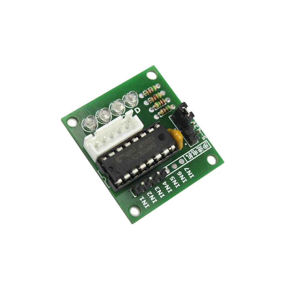 5V 4-Phase 28YBJ-48 DC Gear Step Stepper Motor + ULN2003 Driver Board ...