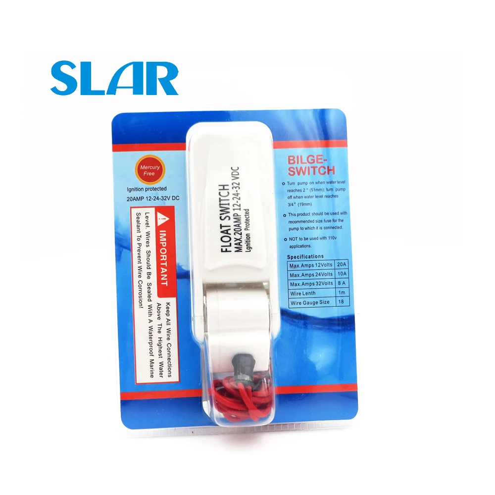20Amp 12V 32V 12V 24V Universal Float Switch Automatic Electric Water ...