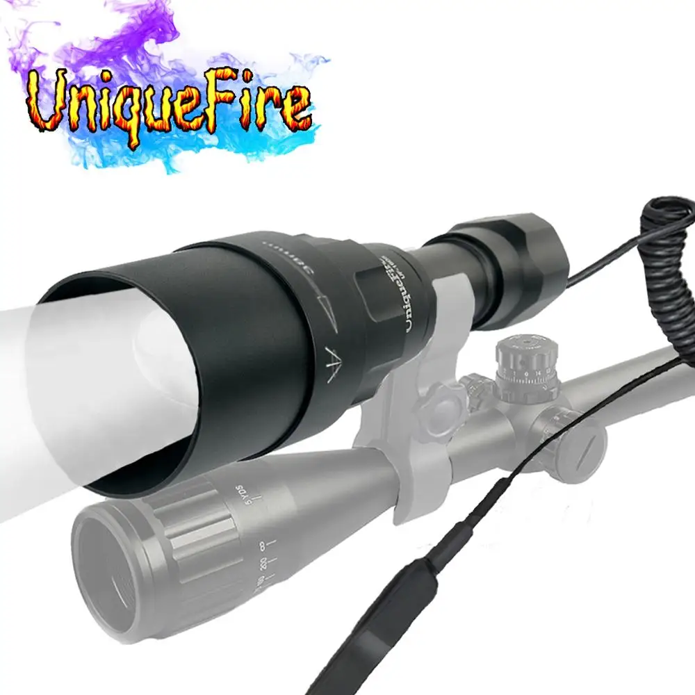 UniqueFire 1605 IR 940NM LED Flashlight 38mm Lens Infrared Light Night ...