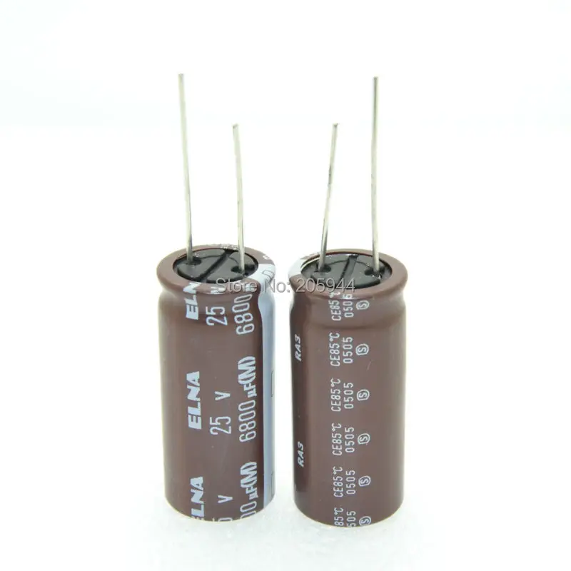 4pcs ELNA RA3 6800uF 25V Electrolytic Capacitor 4043-in Inductors from ...